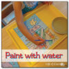 Paint with water - a simple art activity for kids - Gift of Curiosity