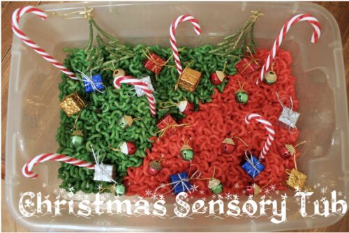 12 Christmas sensory play ideas - Gift of Curiosity