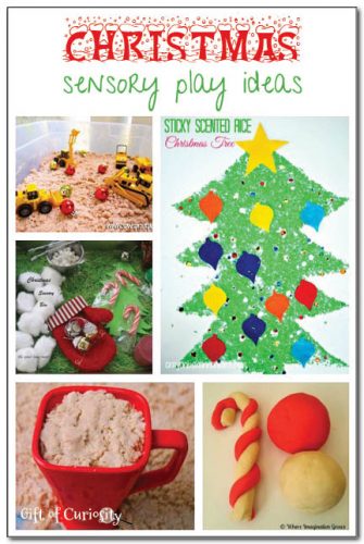 12 Christmas sensory play ideas - Gift of Curiosity