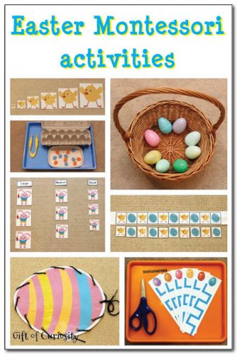 Easter Montessori activities - Gift of Curiosity