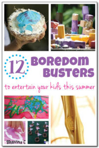 12 summer boredom busters to keep kids busy