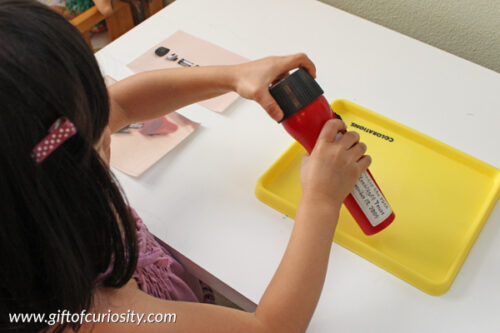 Practical life activity: How to assemble a flashlight (for kids)