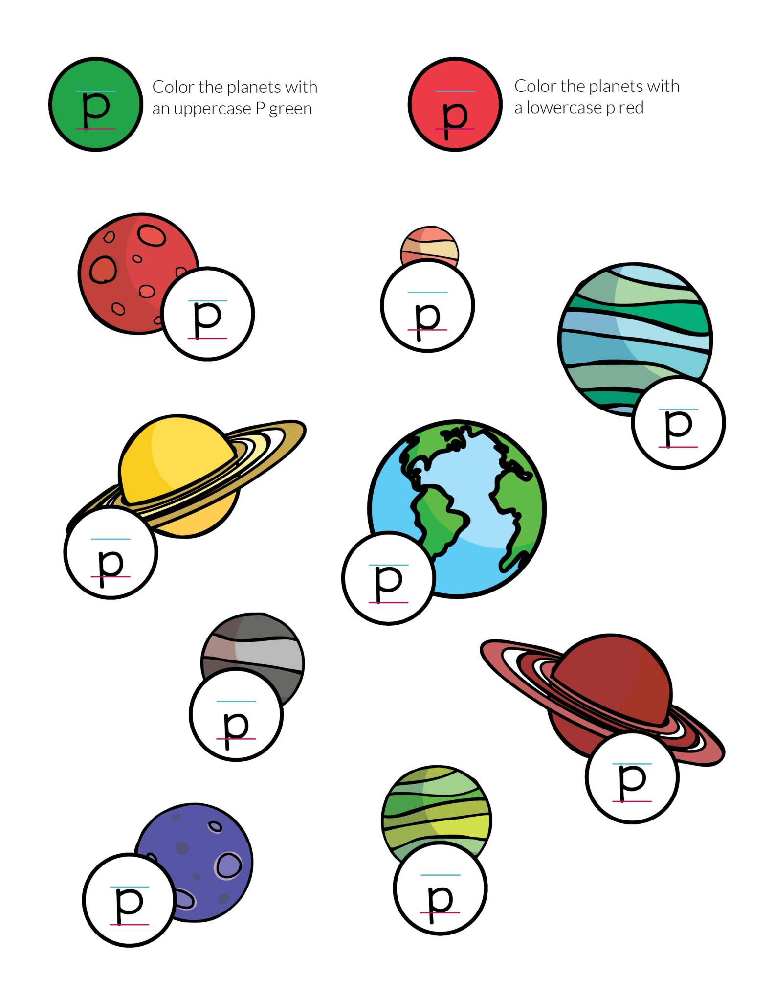 Planets Do-a-Dot Printables - Gift of Curiosity