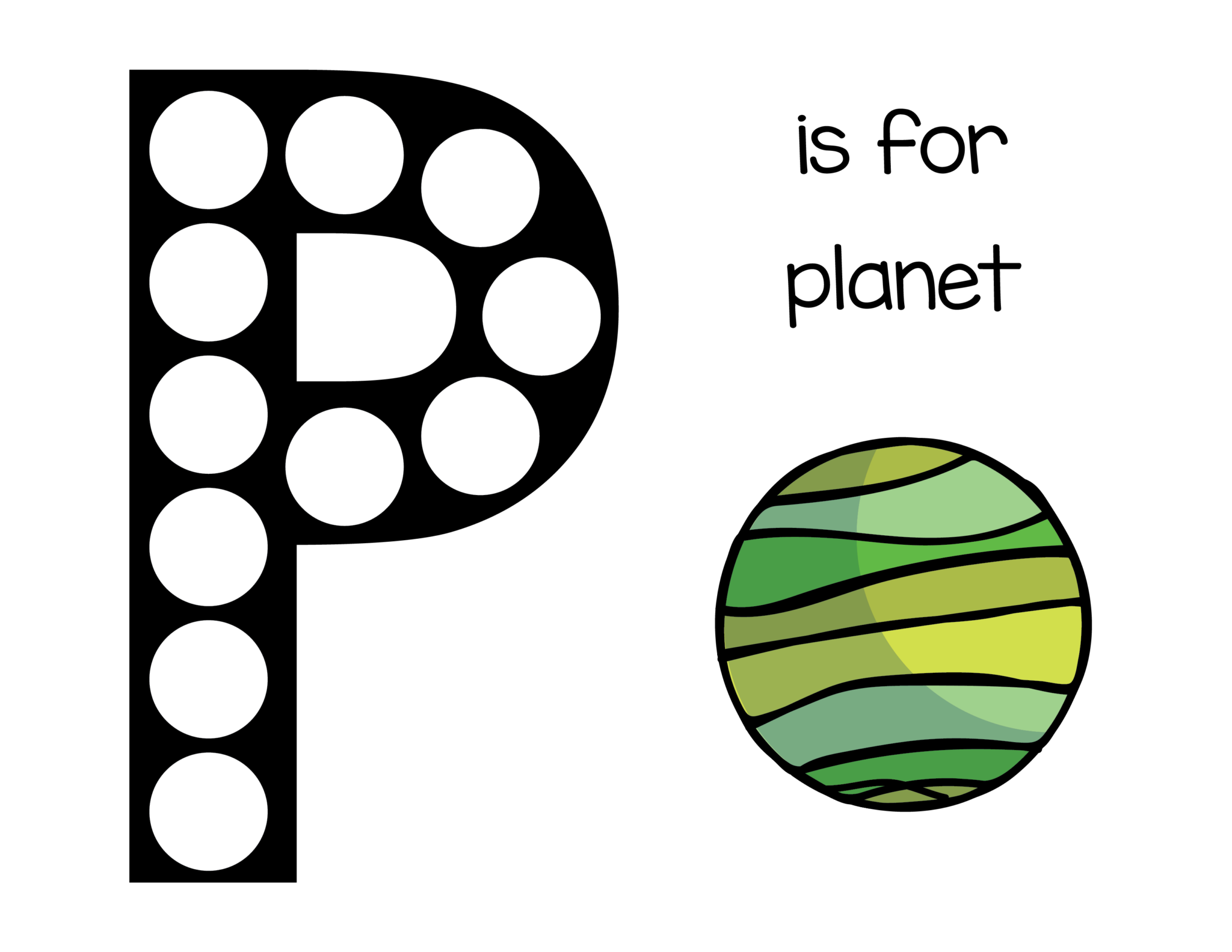 Planets Do-a-Dot Printables - Gift of Curiosity