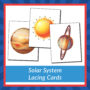 Solar system lacing cards {free solar system printables} - Gift of ...