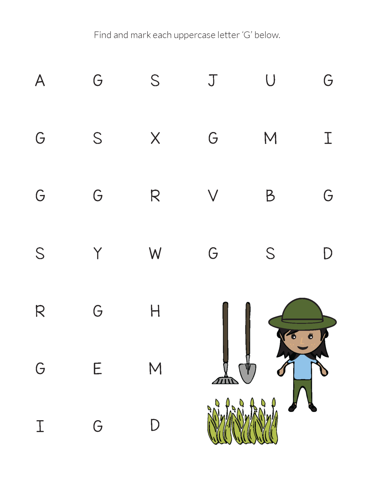 Gardening Do-a-Dot Printables - Gift of Curiosity