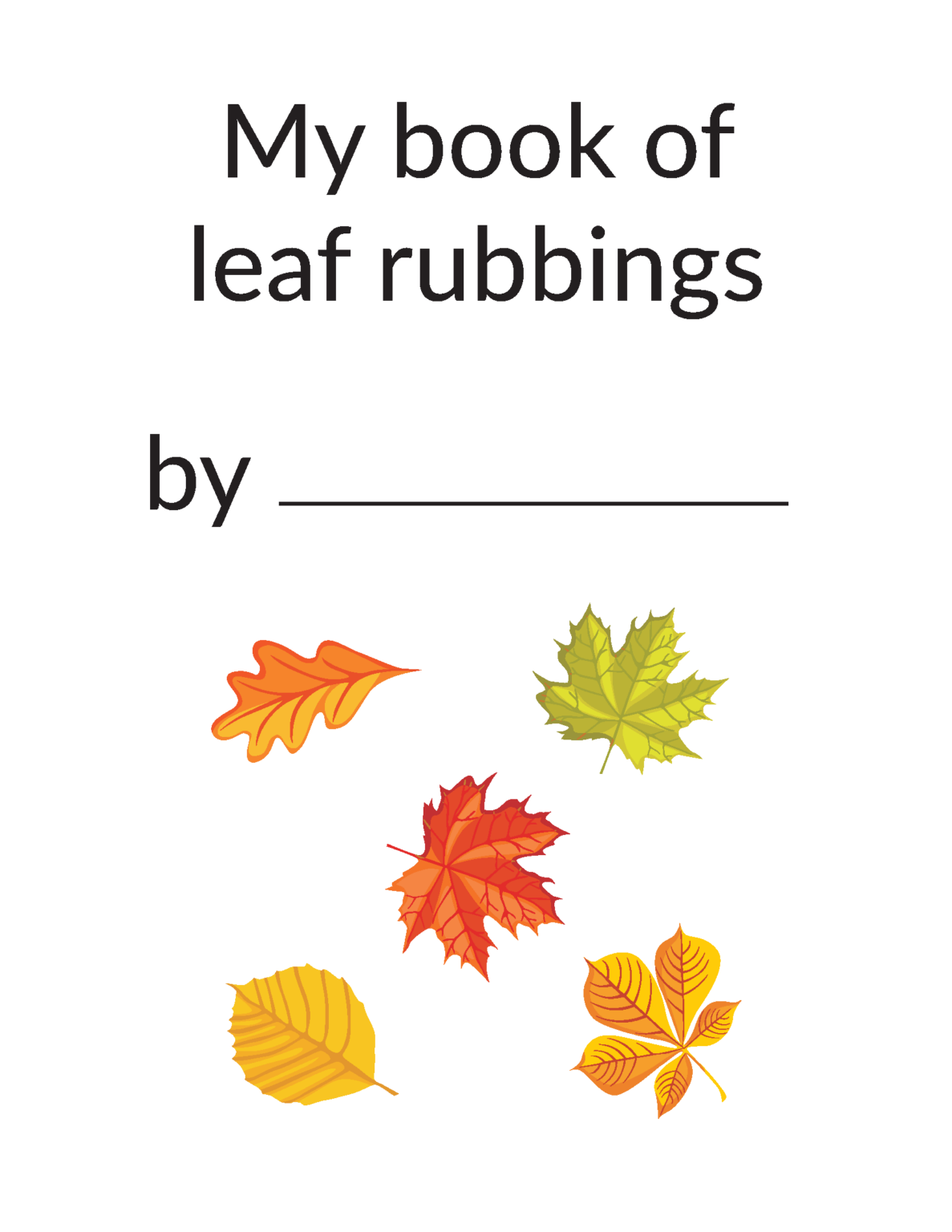 Leaf Rubbings Book - Gift of Curiosity