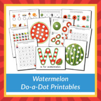 Watermelon Do-a-Dot Printables - Gift of Curiosity