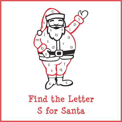 Find the Letter S for Santa - Gift of Curiosity