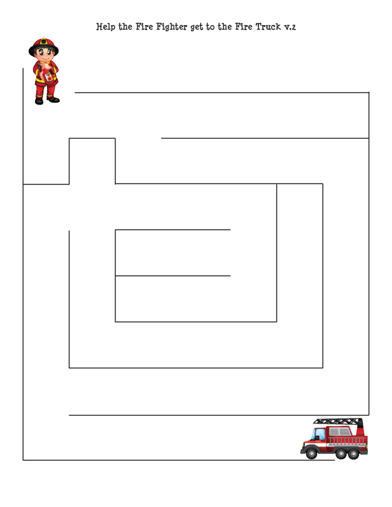 Fire Fighter Printables Pack - Gift of Curiosity