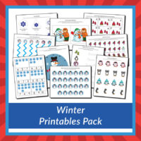 Winter Printables Pack with more than 70 winter activities for kids ...