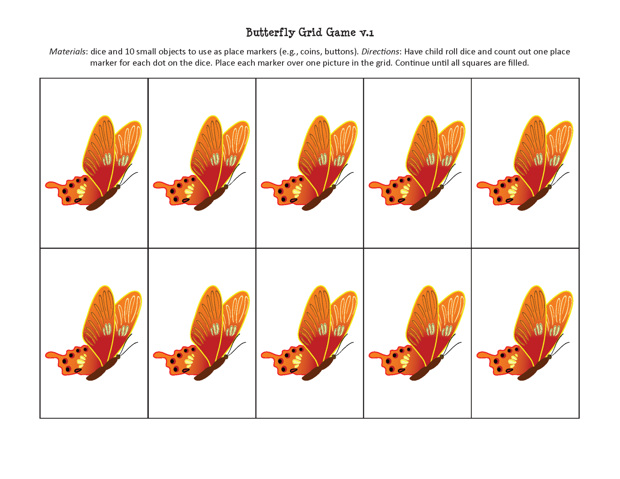 Insects Grid Games - Gift of Curiosity