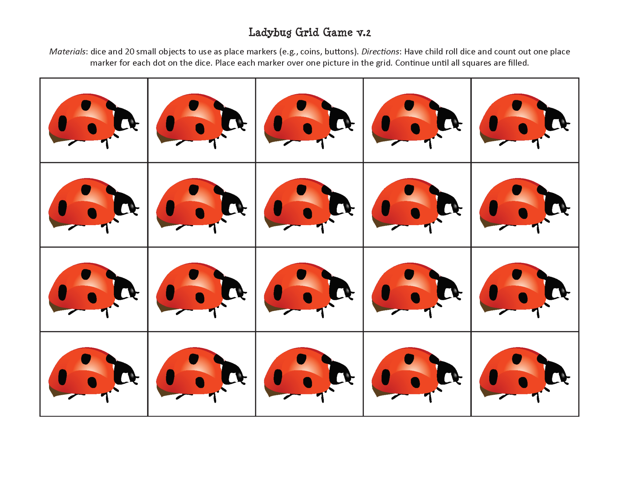 Insects Grid Games - Gift of Curiosity