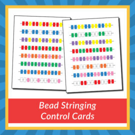 Bead Stringing Control Cards - Gift of Curiosity