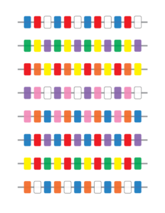 Bead Stringing Control Cards - Gift of Curiosity
