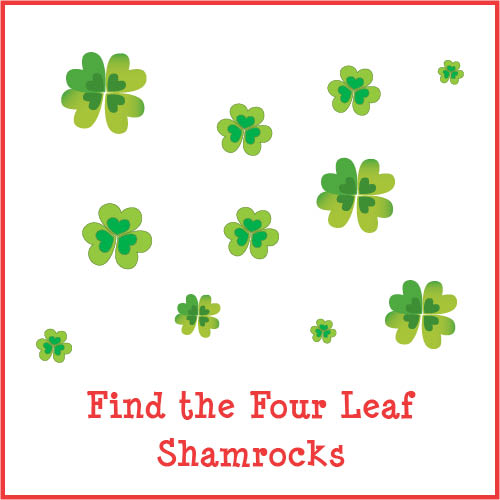 Find the Four Leaf Shamrocks - Gift of Curiosity