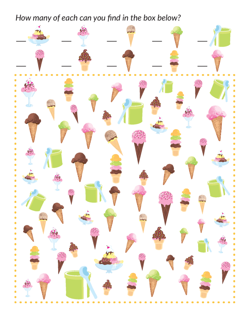 Ice Cream I Spy - Gift of Curiosity