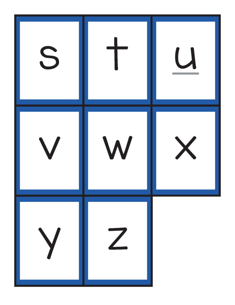 Letter Slap Alphabet Game - Gift of Curiosity