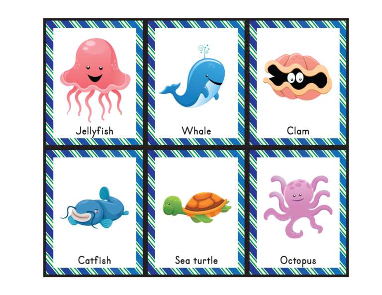 Ocean Animal Bingo - Gift of Curiosity