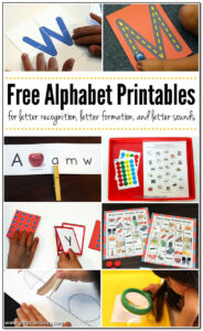 Free alphabet printables for teaching letter recognition, letter ...