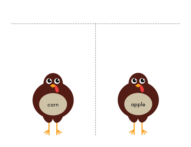Turkey Feather Spelling Activity - Gift of Curiosity