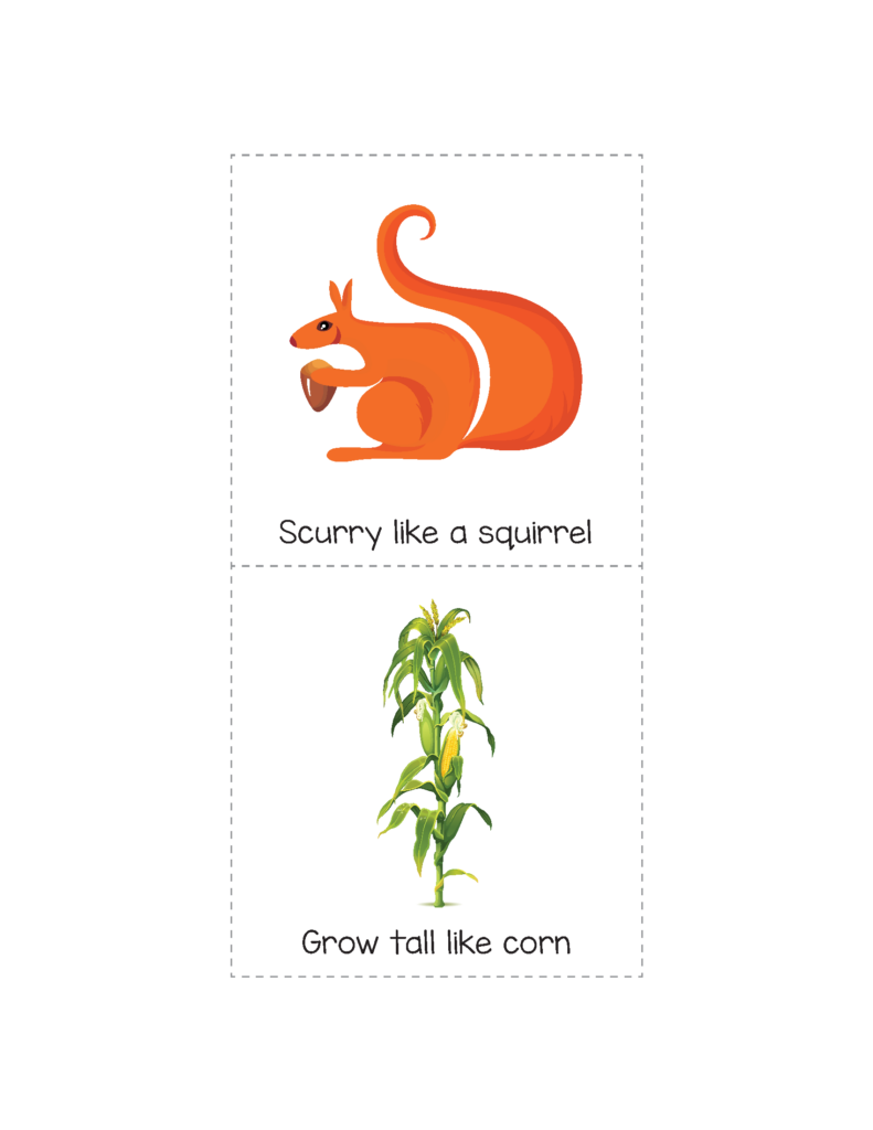 Fall Gross Motor Movement Game Gift Of Curiosity