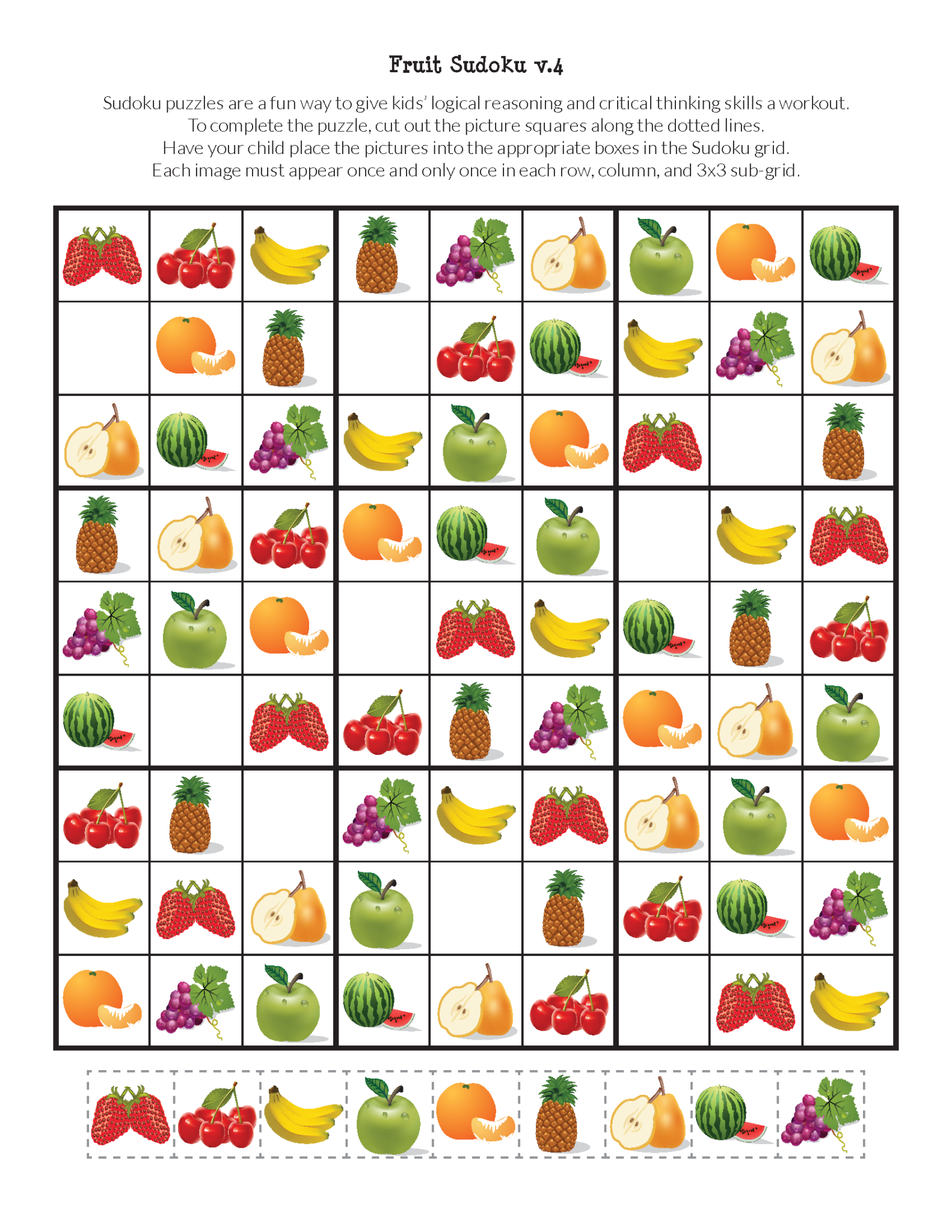 Fruit Sudoku - Gift of Curiosity