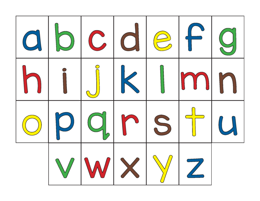 Color the Letters - Gift of Curiosity