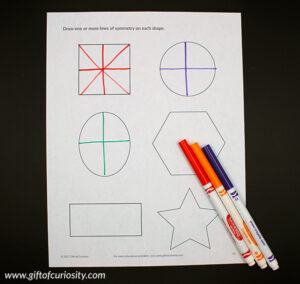 Basic Symmetry Activity Pack with 40+ reflection symmetry activities ...