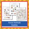 Forest Animals Sudoku Puzzles - Gift of Curiosity