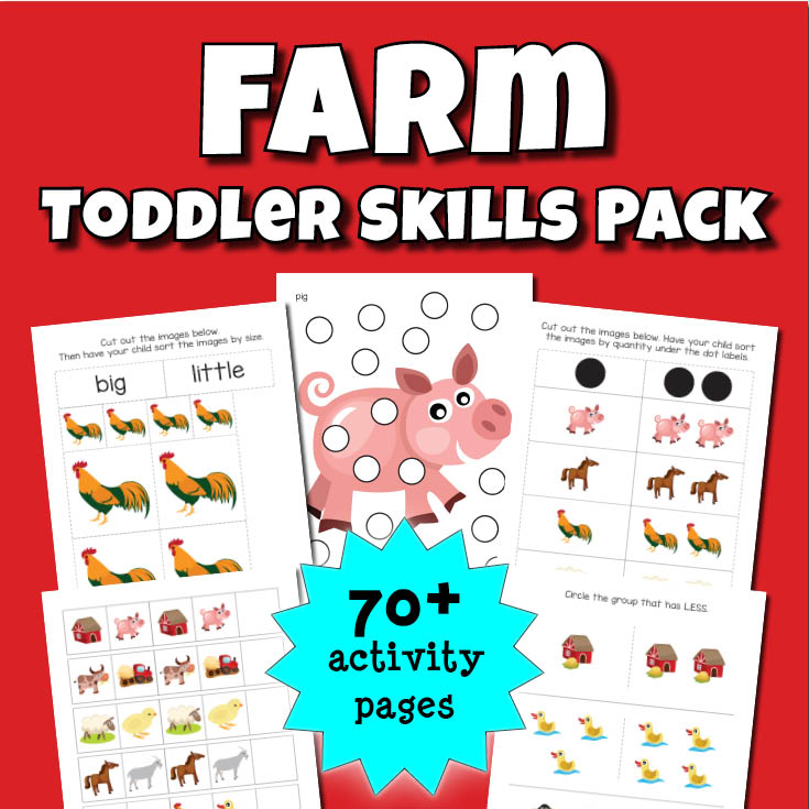 Farm Toddler Skills Pack - Gift of Curiosity