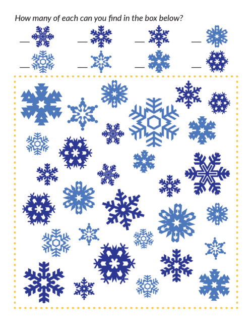 Snowflakes I Spy - Gift of Curiosity