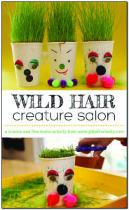 Wild Hair Creature Salon {science, art, and fine motor fun!} - Gift of ...
