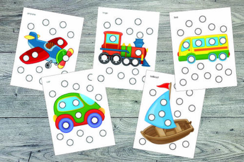 Transportation Toys Toddler Skills Pack - Gift of Curiosity