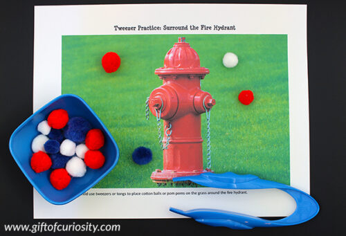 Fire Fighter Fine Motor Pack - Gift of Curiosity