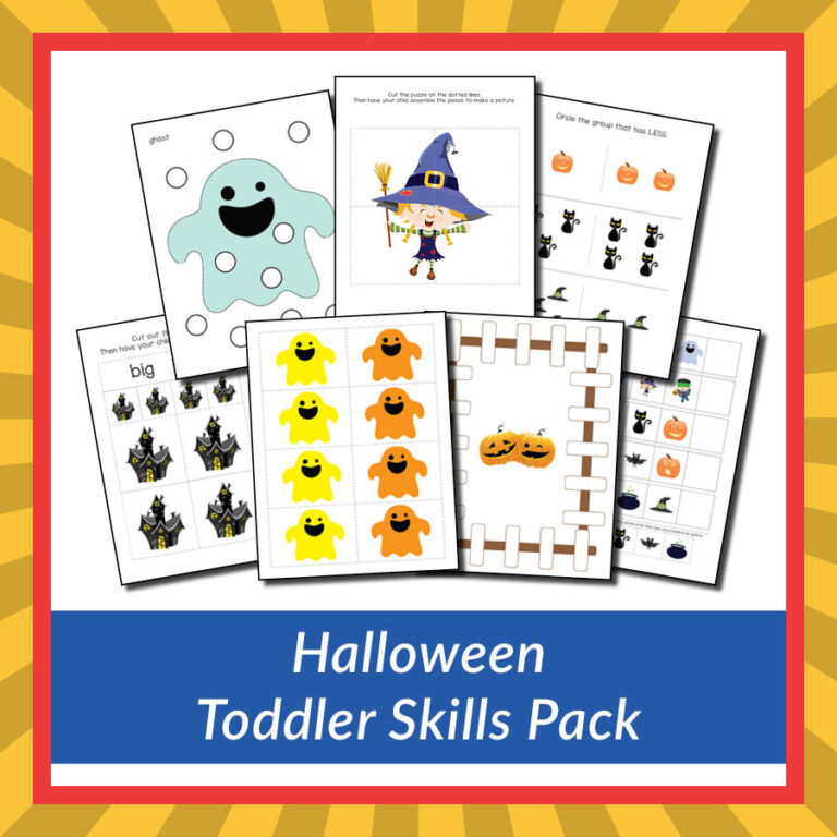 Halloween Toddler Skills Pack - Gift of Curiosity