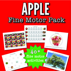 Apple Fine Motor Pack - Gift of Curiosity