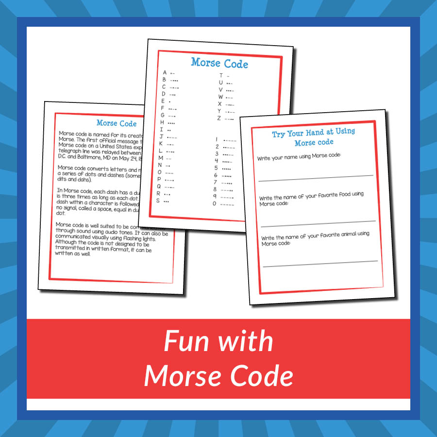 Fun With Morse Code Gift Of Curiosity