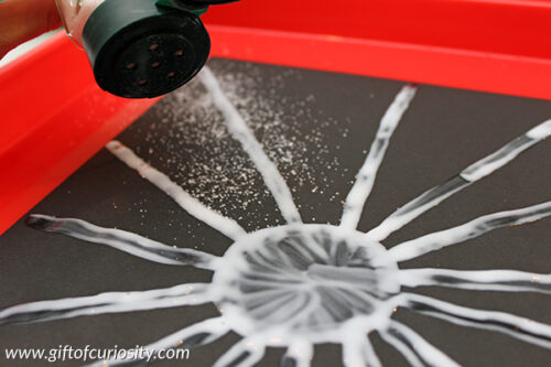 Salt and glue watercolor paintings - Gift of Curiosity
