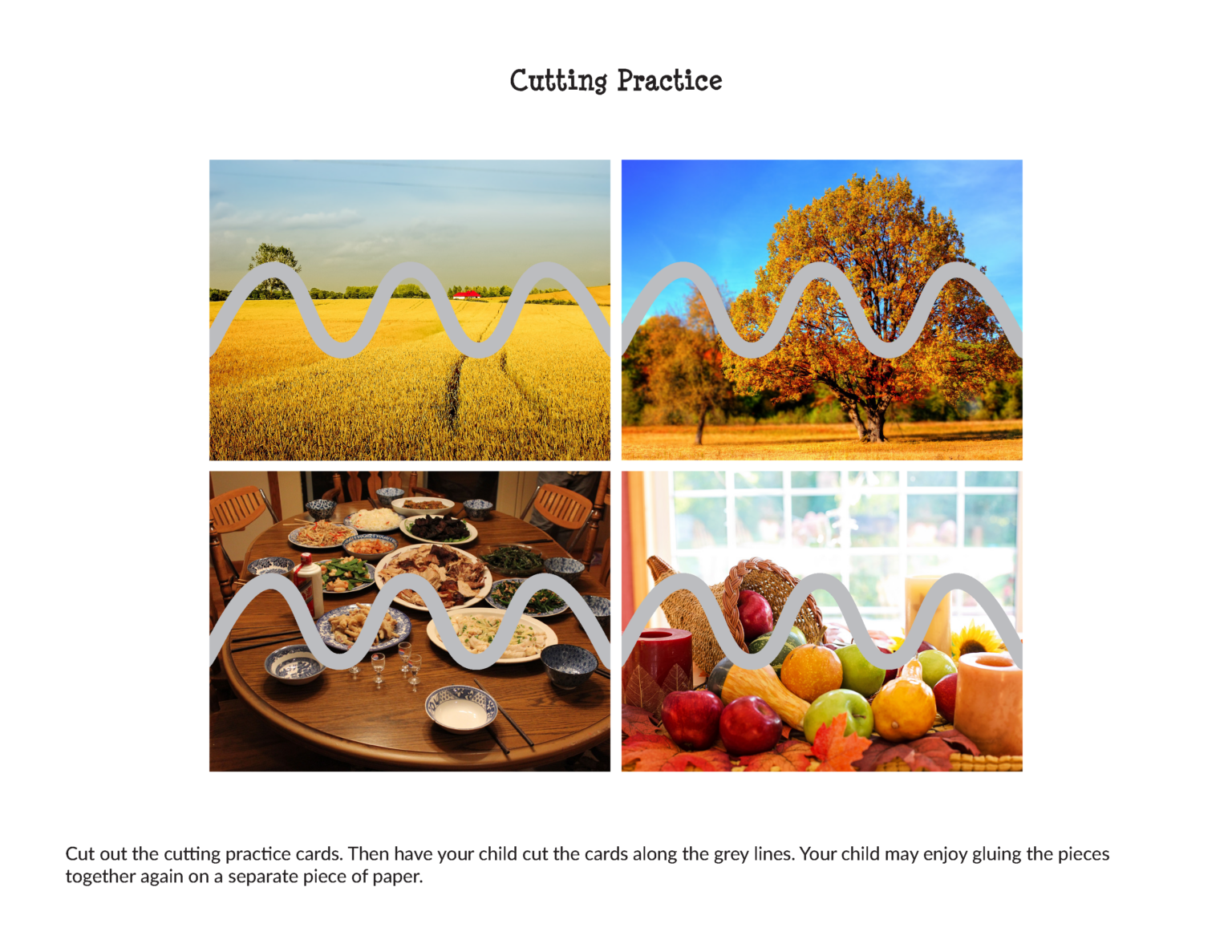 Thanksgiving Fine Motor Pack - Gift of Curiosity