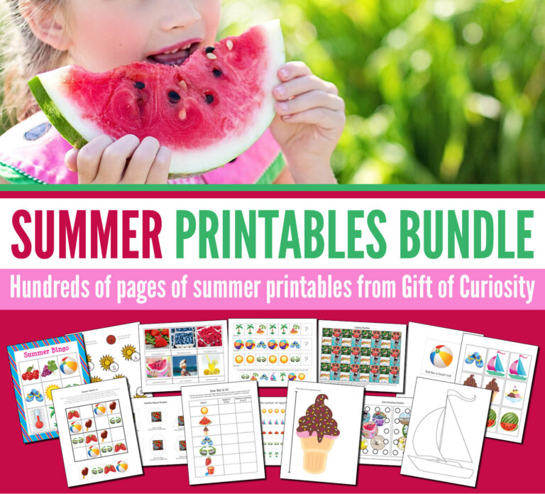 Summer Printables Bundle - Gift of Curiosity