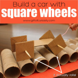 Build a car with square wheels that actually rolls - Gift of Curiosity