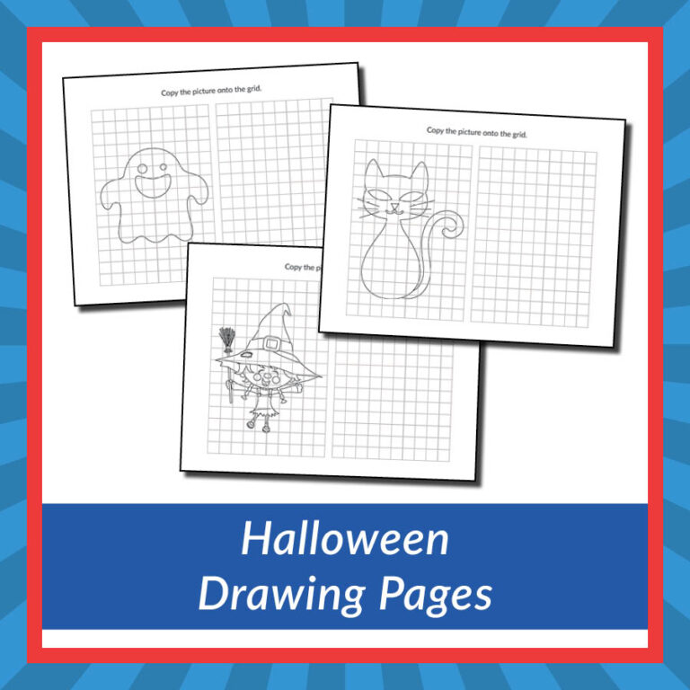 Halloween Drawing Pages - Gift of Curiosity