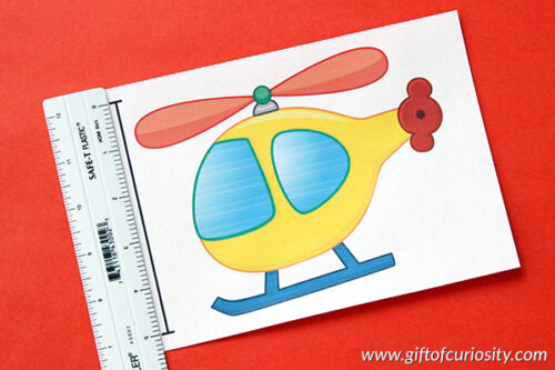 Transportation Toys Measurement Activity - Gift of Curiosity