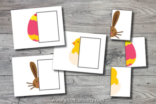 Easter Complete the Picture Matching Mats - Gift of Curiosity