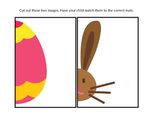 Easter Complete the Picture Matching Mats - Gift of Curiosity