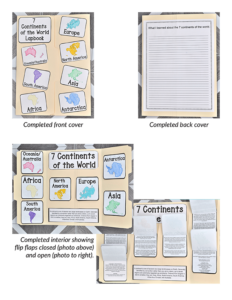 Continents Lapbook - Gift of Curiosity