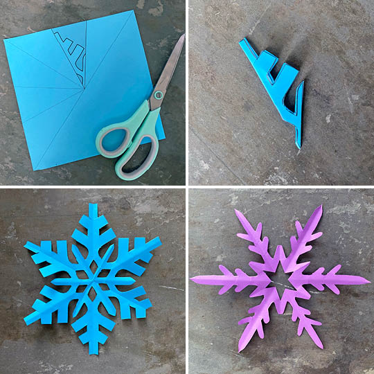 How to Make a Six-Sided Paper Snowflake - Gift of Curiosity