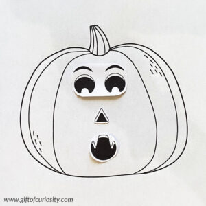 Build a Jack-o-Lantern with this Cute Pumpkin Printable - Gift of Curiosity