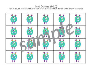 Monster Preschool Math Pack - Gift of Curiosity